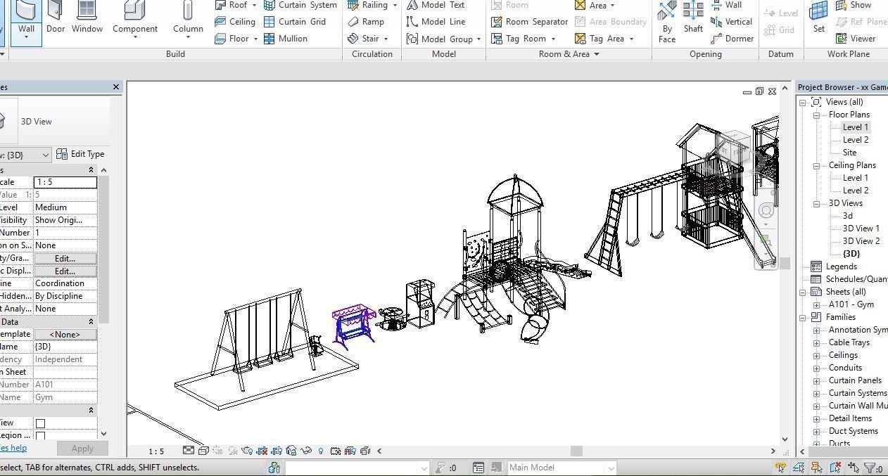 13 Game Models Revit 2015 3D model | CGTrader