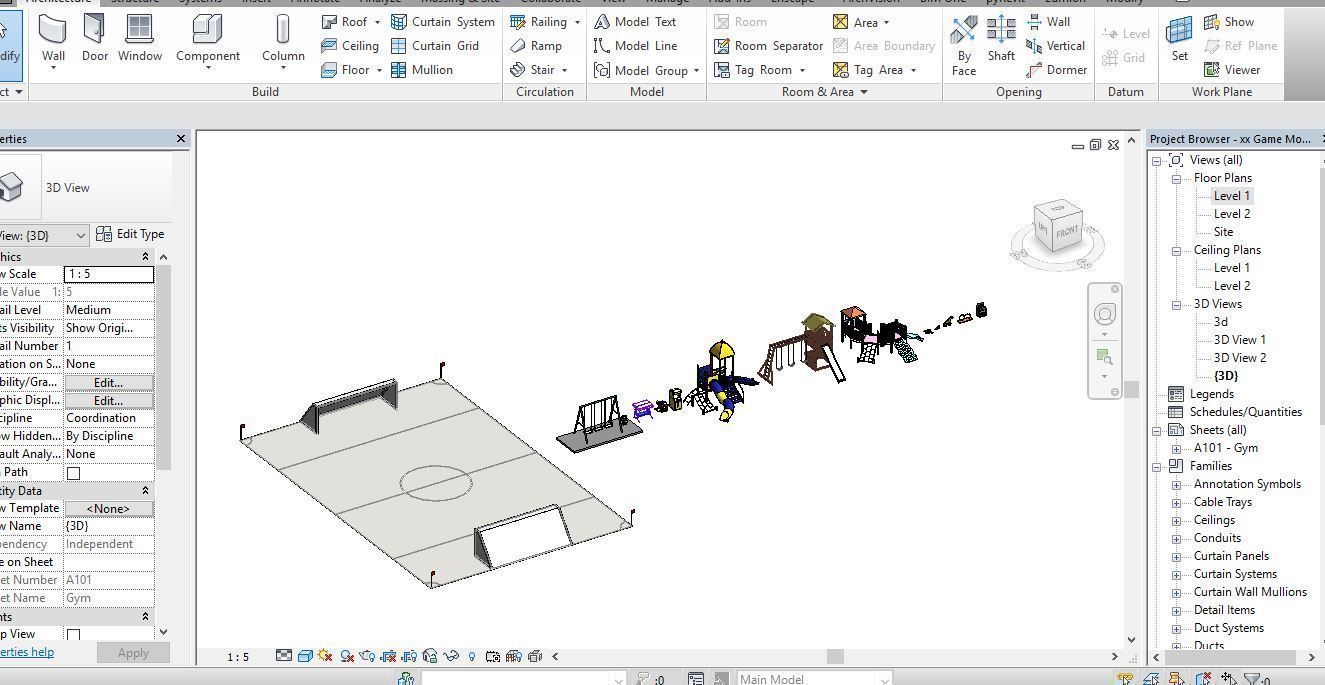 13 Game Models Revit 2015 3D model | CGTrader