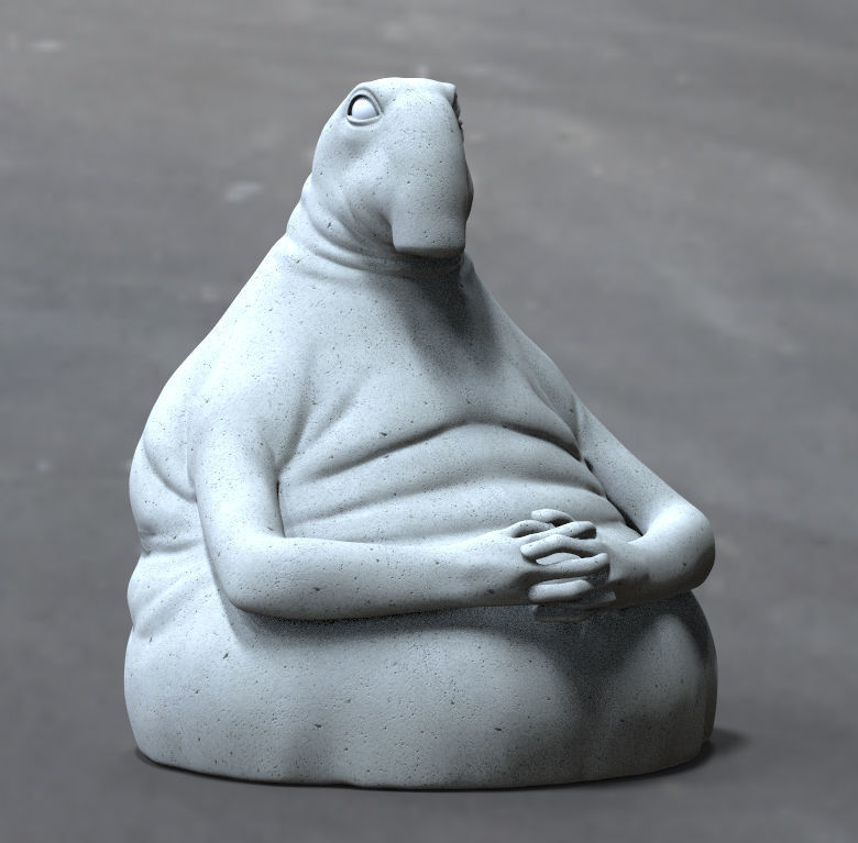 realtime Homunculus Loxodontus 3D print model | CGTrader