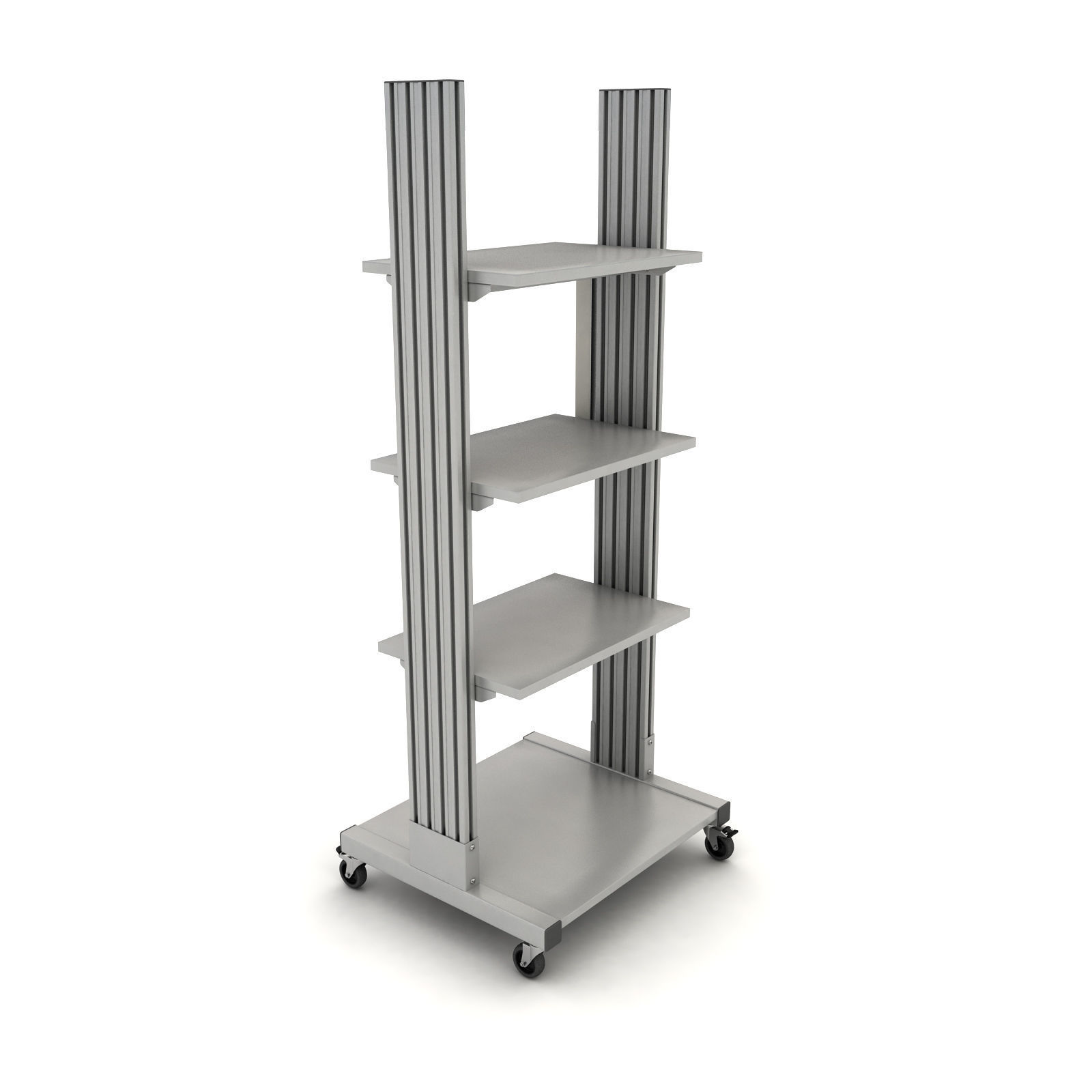 Mobile rack for electrical equipment 4 3D model | CGTrader