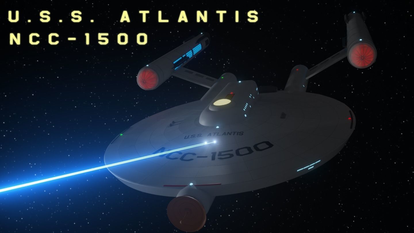 Atlantis Class Light Cruiser 3D model | CGTrader