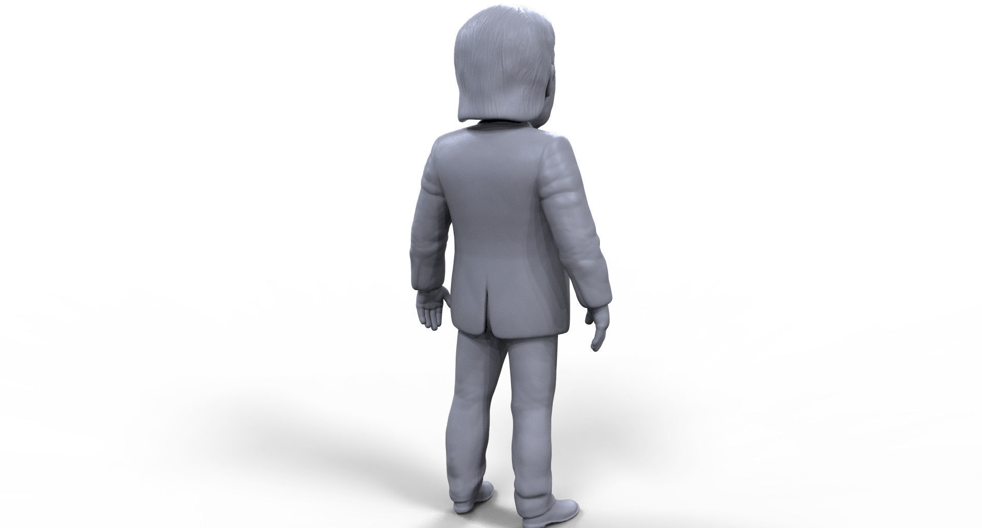 Donald Trump stylized high quality 3D printable miniature 3D model 3D ...