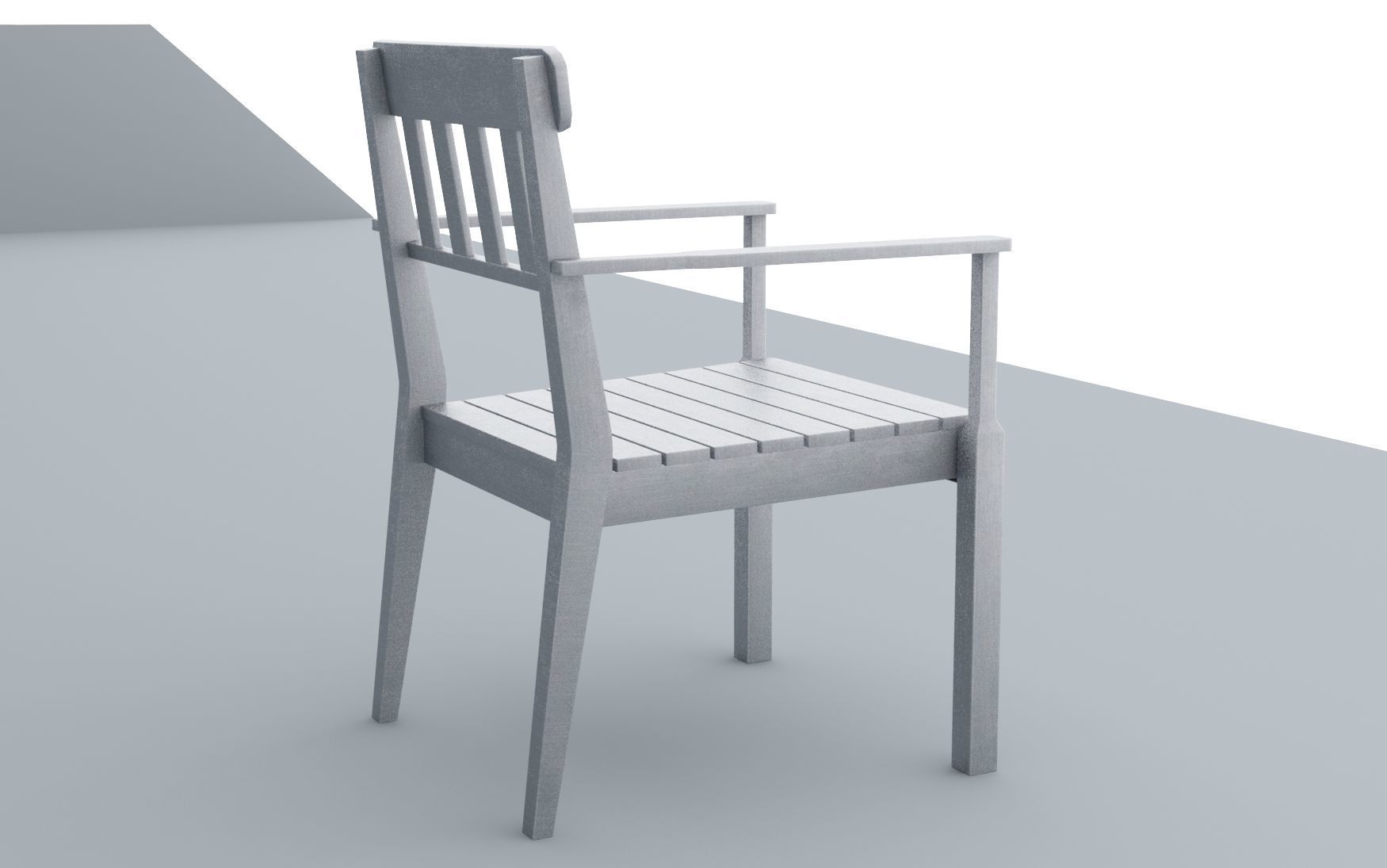 3D model Stell Chair Outdoor AngsoLow Poly VR VR / AR / low-poly | CGTrader