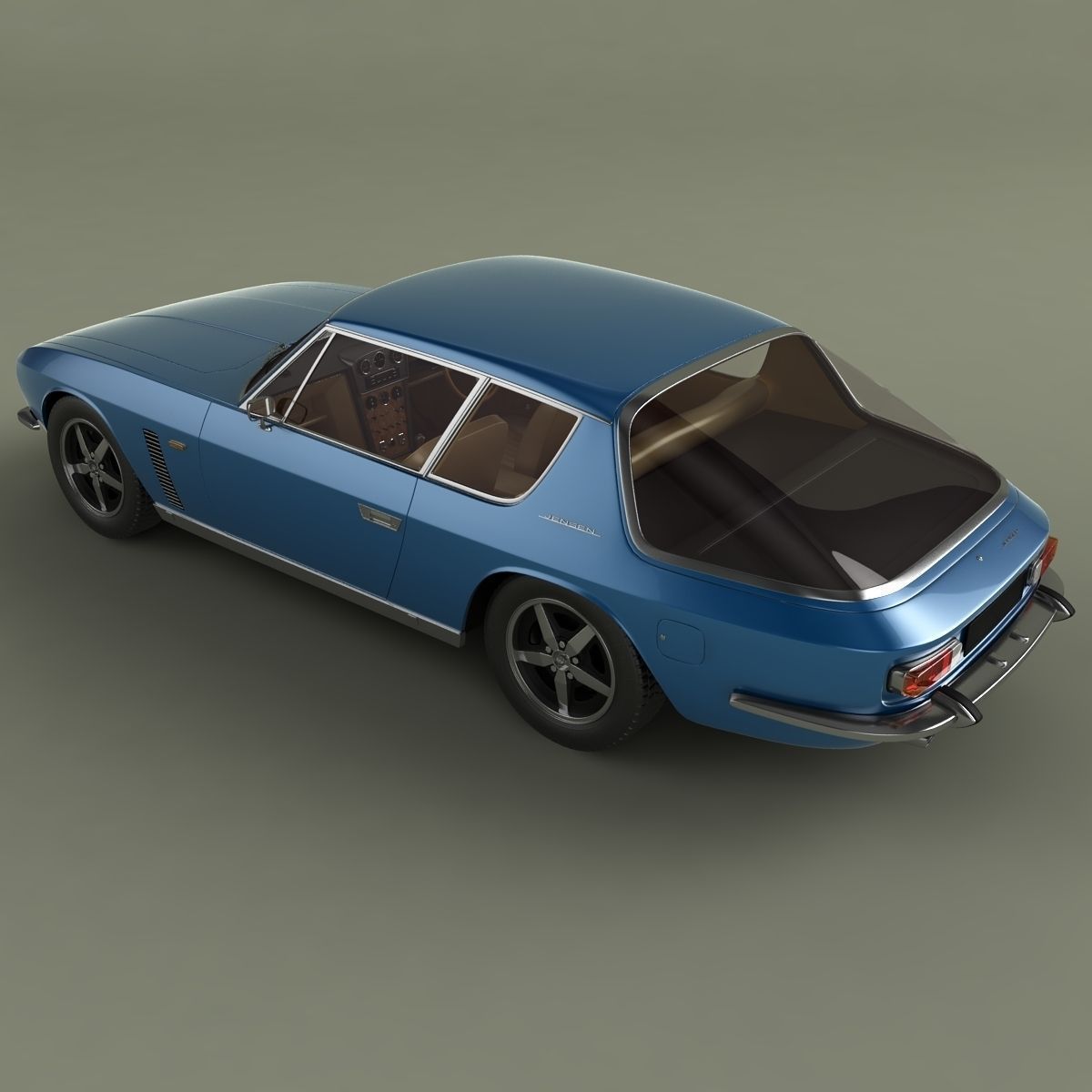 Jensen Interceptor 3D model | CGTrader