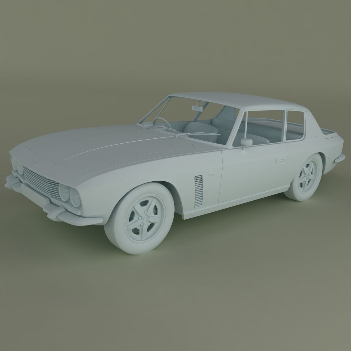 Jensen Interceptor 3D model | CGTrader