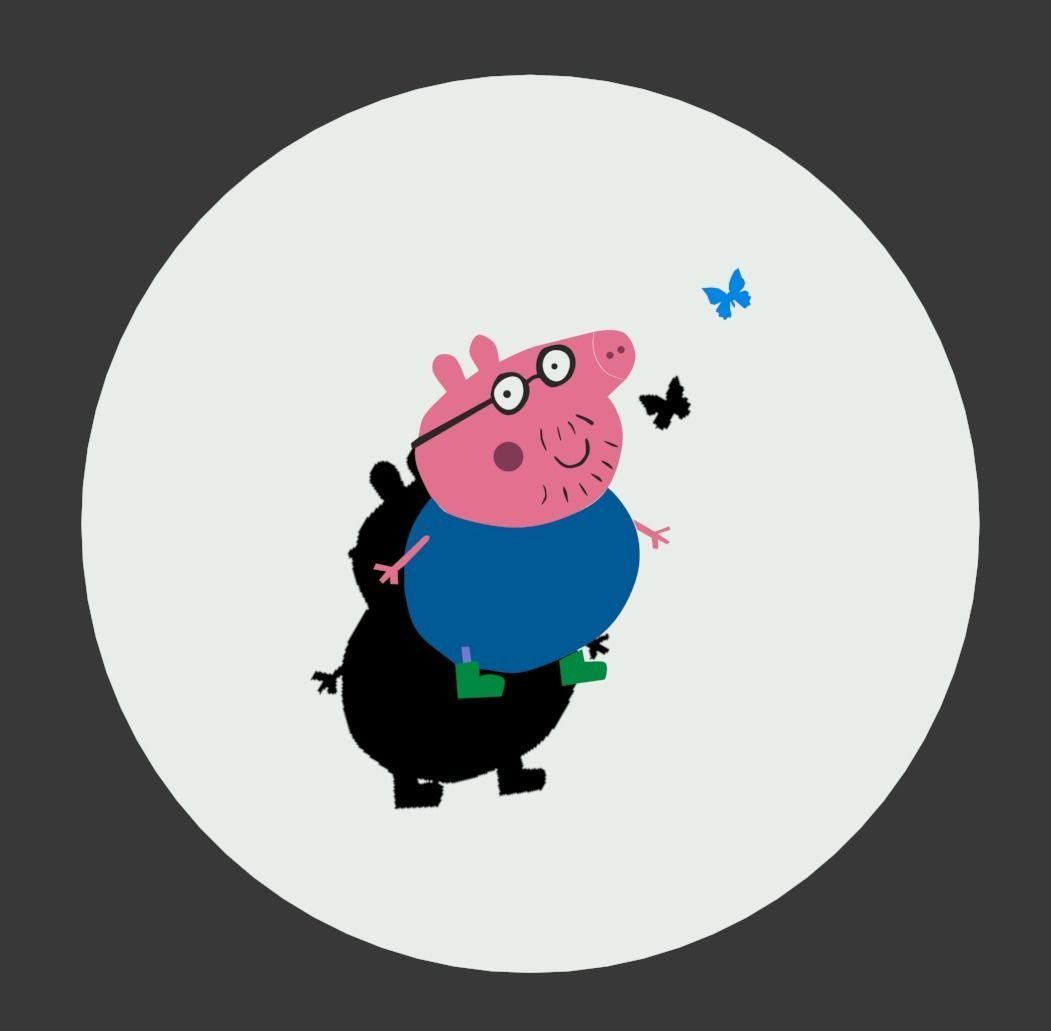 peppa pig daddy 3D print model | CGTrader