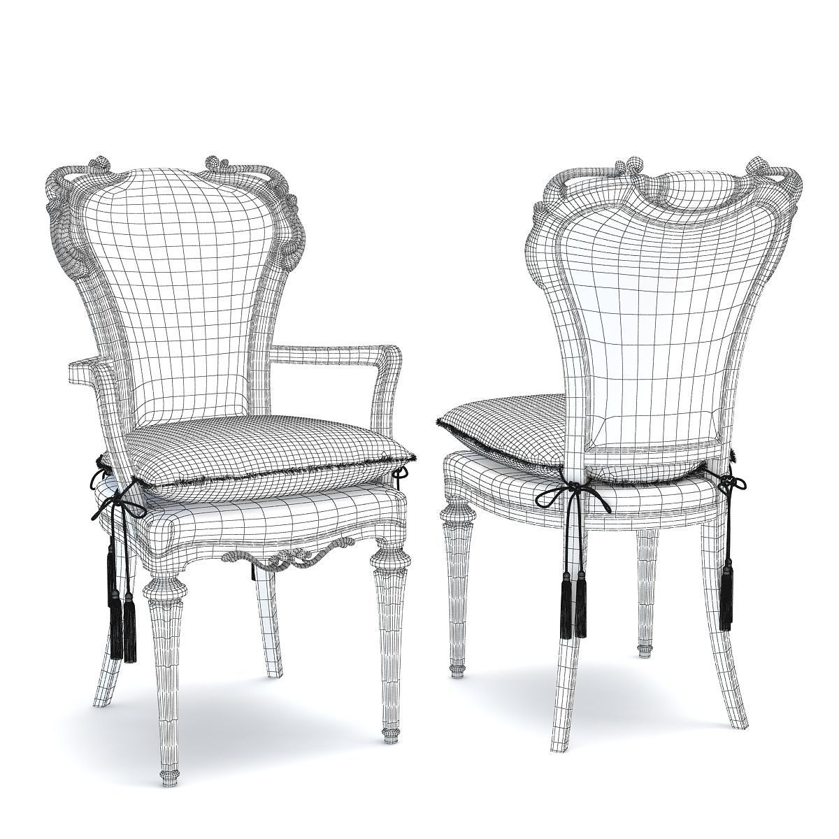 table-chairs BelCor ORLEANS Dinner Set 3D model | CGTrader