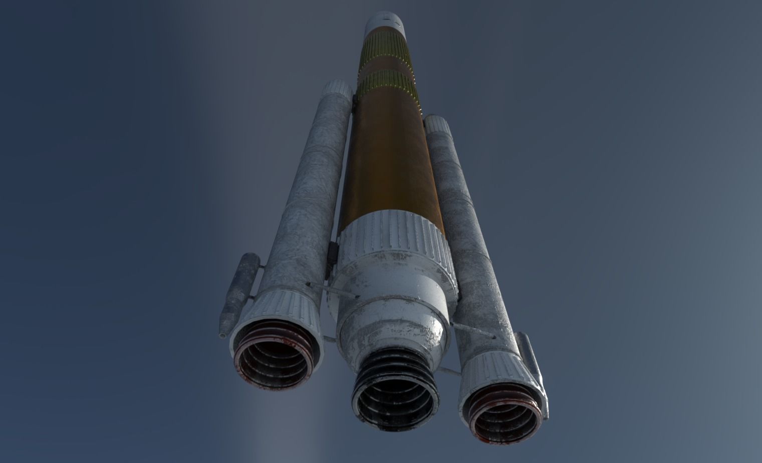 3D model Nippon H-II Rocket VR / AR / low-poly animated | CGTrader