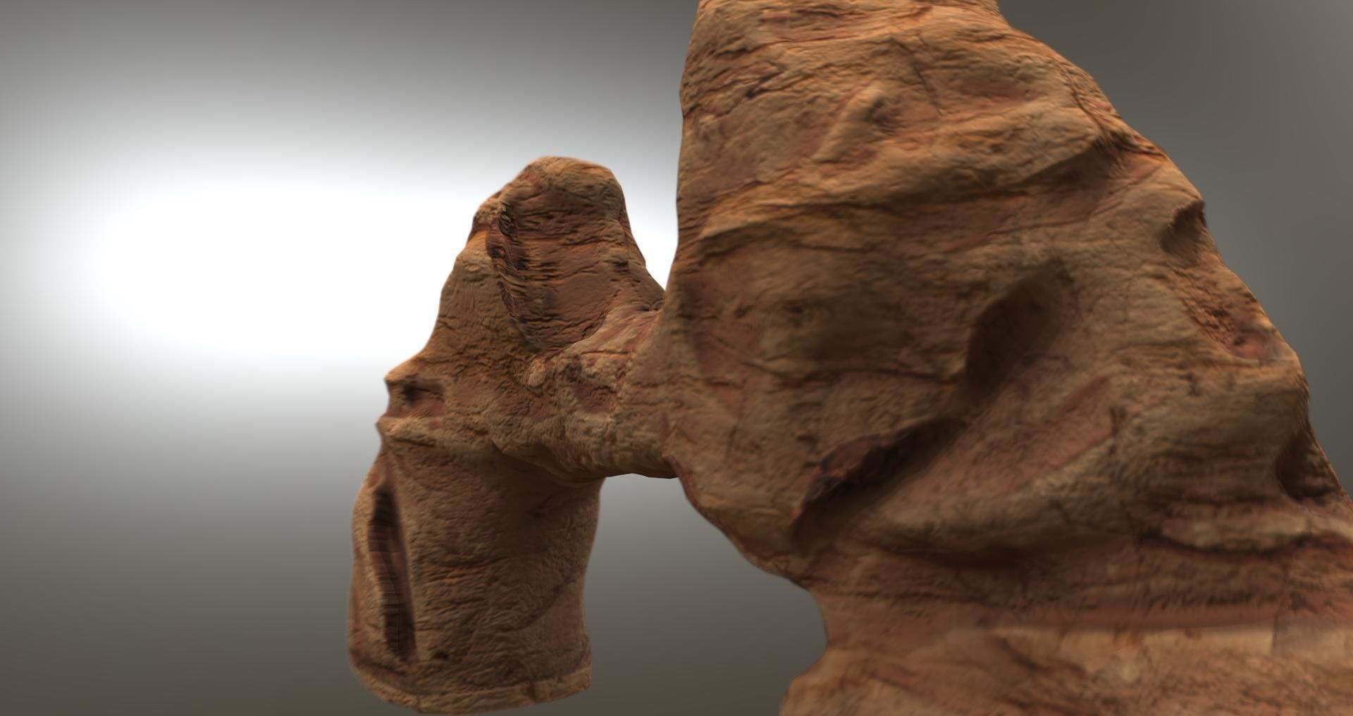 ARID ARCH DESERT CANYON ROCK free VR / AR / low-poly 3D model | CGTrader