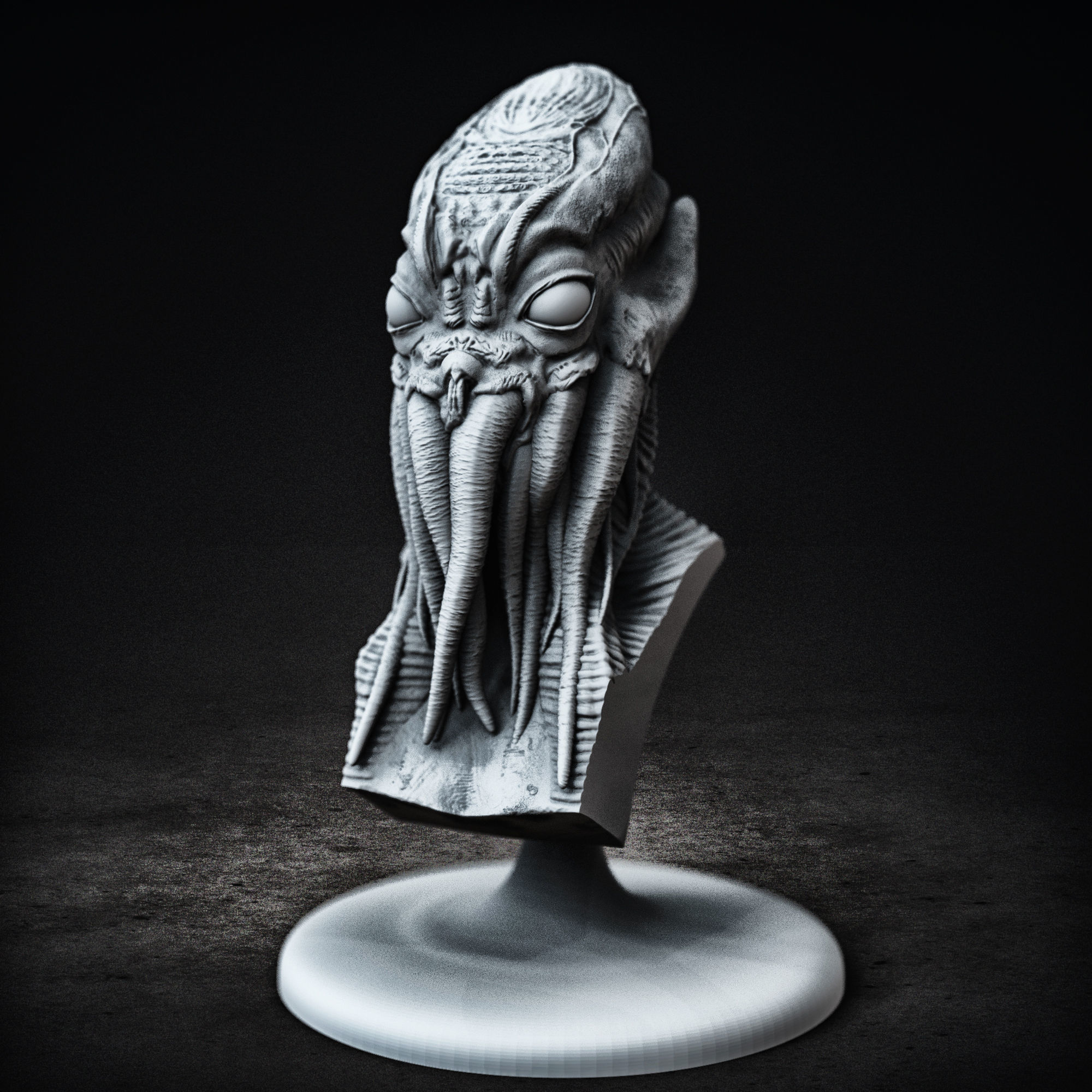 Cthulhu Head 3D model 3D printable | CGTrader