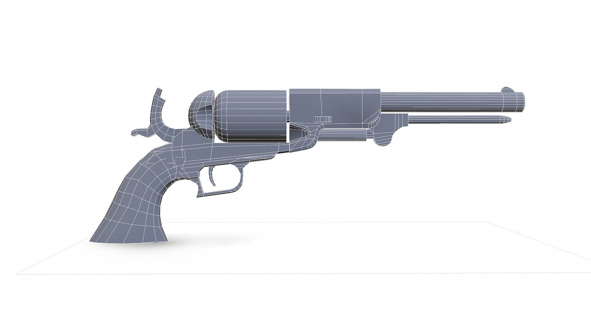 3D model Colt Walker Dragoon VR / AR / low-poly | CGTrader