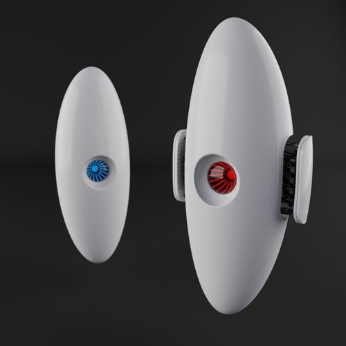 Military space bot 3D model rigged | CGTrader