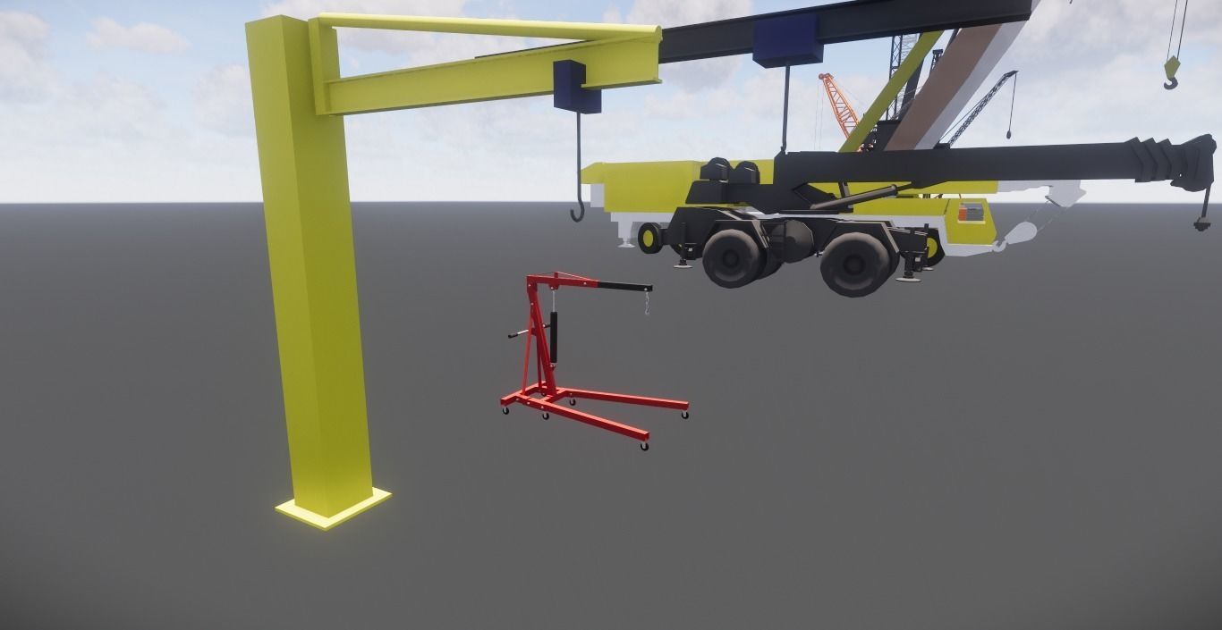 20 Models Cranes Revit Family 2015 3D model | CGTrader