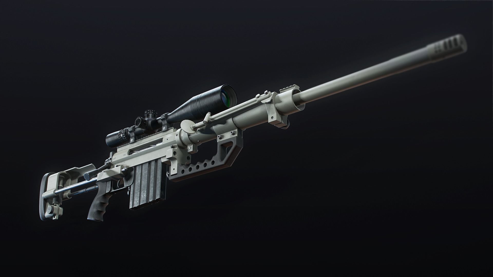 3D model CheyTac M200 Intervention Sniper Rifle VR / AR / low-poly ...