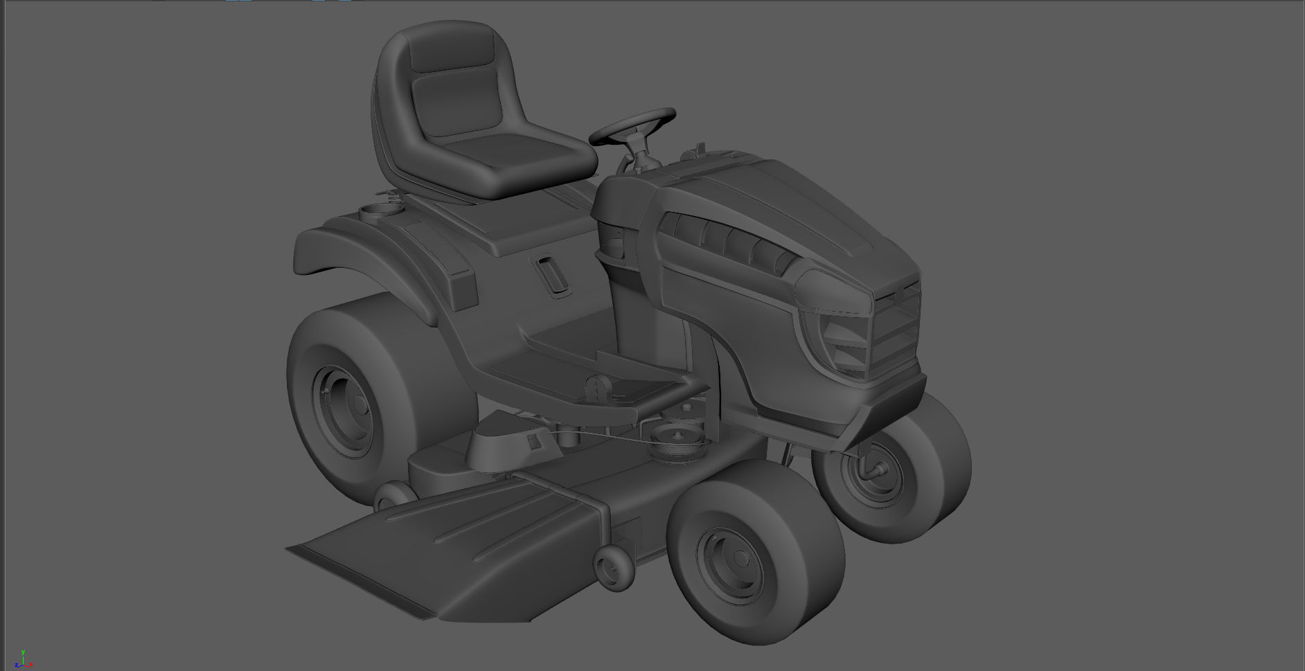 3D model Lawn Mower VR / AR / low-poly | CGTrader