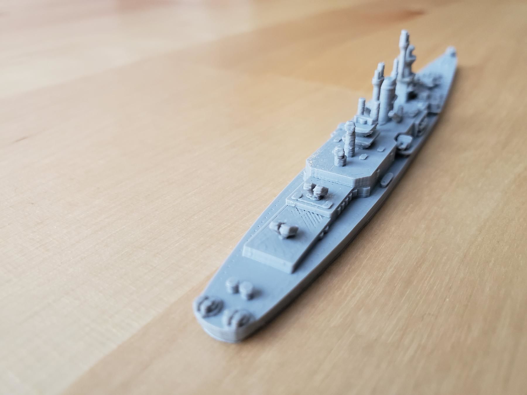 US Alaska Class Cruiser Warship 3D model 3D printable | CGTrader