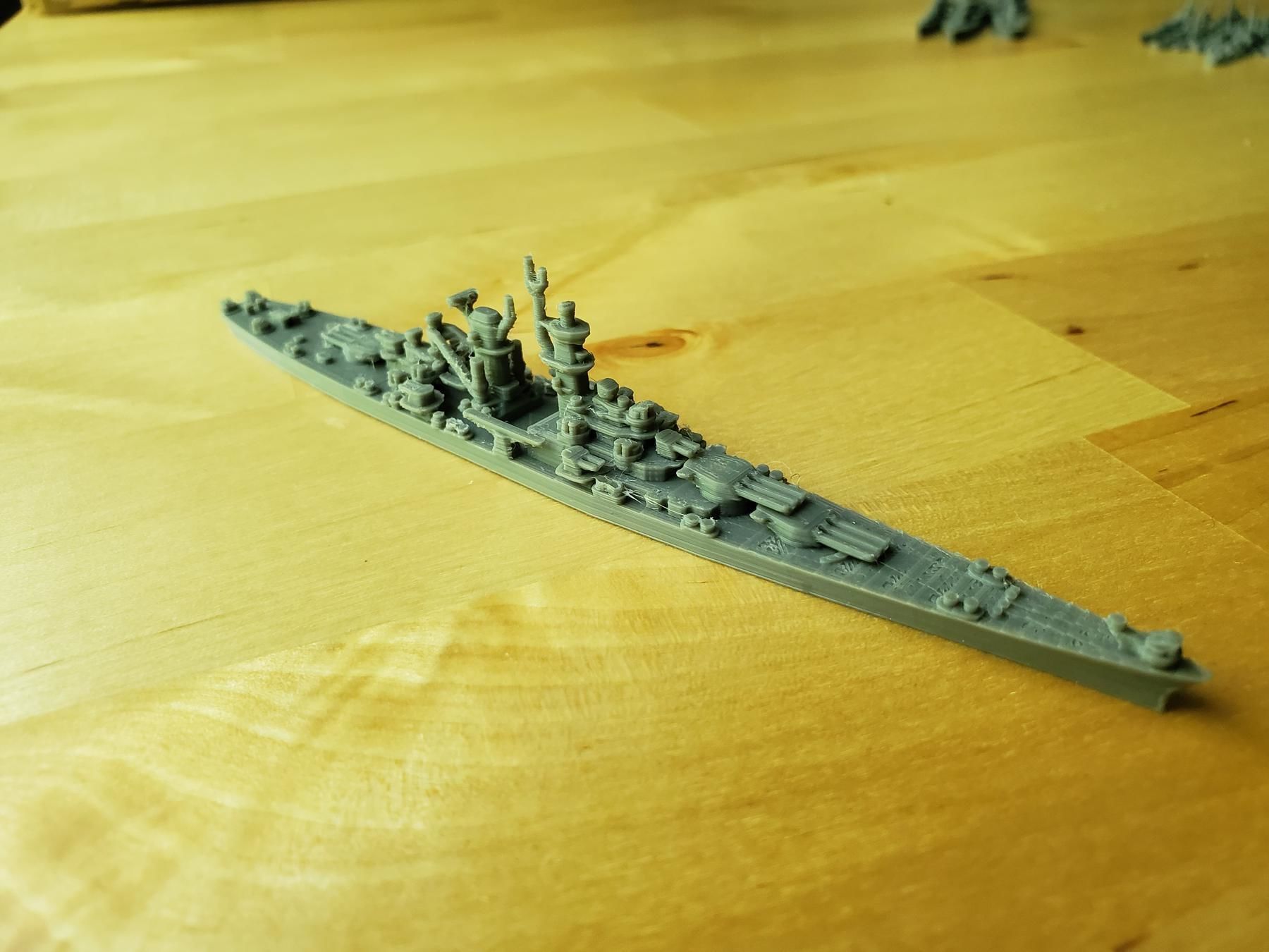 US Alaska Class Cruiser Warship 3D model 3D printable | CGTrader