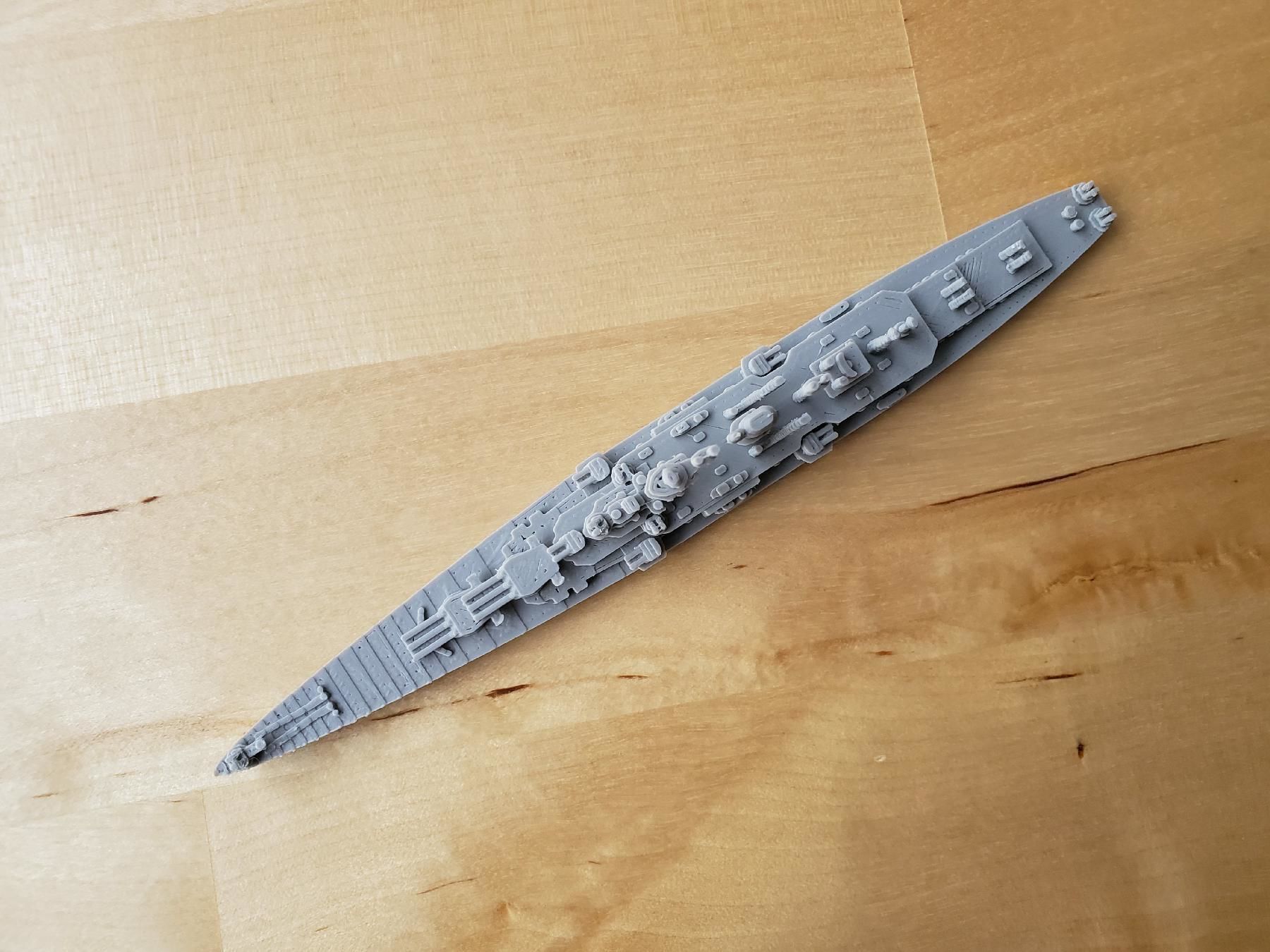 US Alaska Class Cruiser Warship 3D model 3D printable | CGTrader