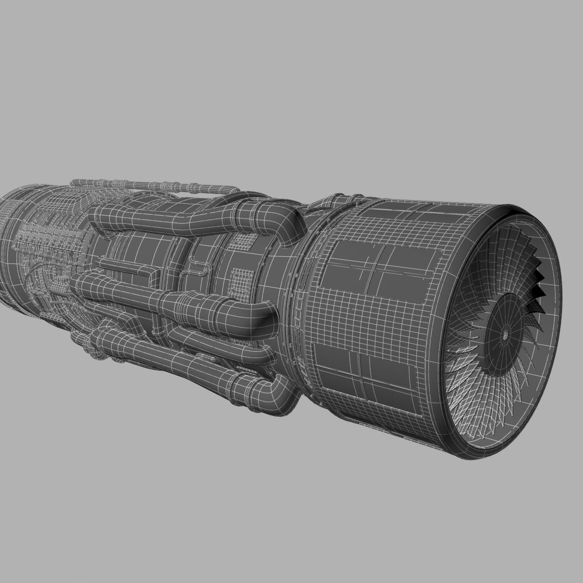 Aircraft Engine 3D model | CGTrader
