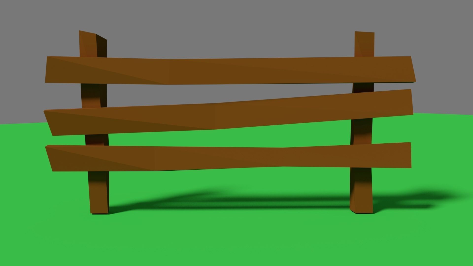 Low Poly Fence free VR / AR / low-poly 3D model | CGTrader