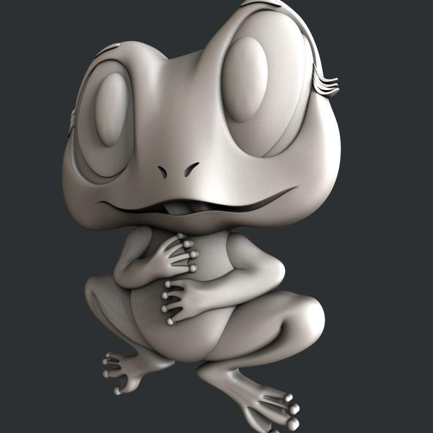 3d STL models for CNC frog 3D model | CGTrader