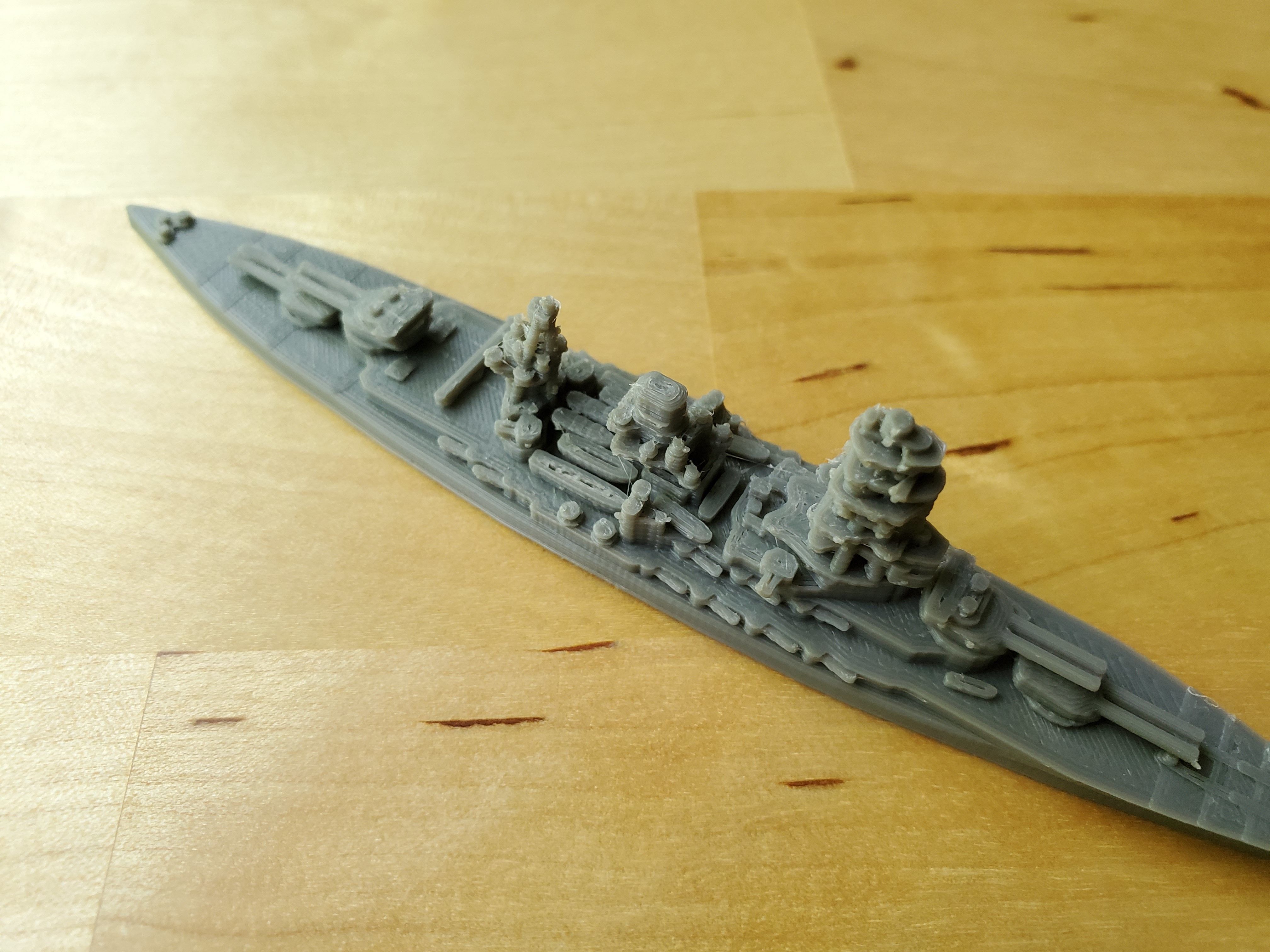 Japanese Nagato Class Battleship 3D model 3D printable | CGTrader