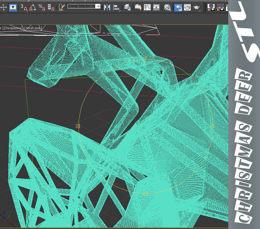 Reindeer stl 3D model 3D printable | CGTrader