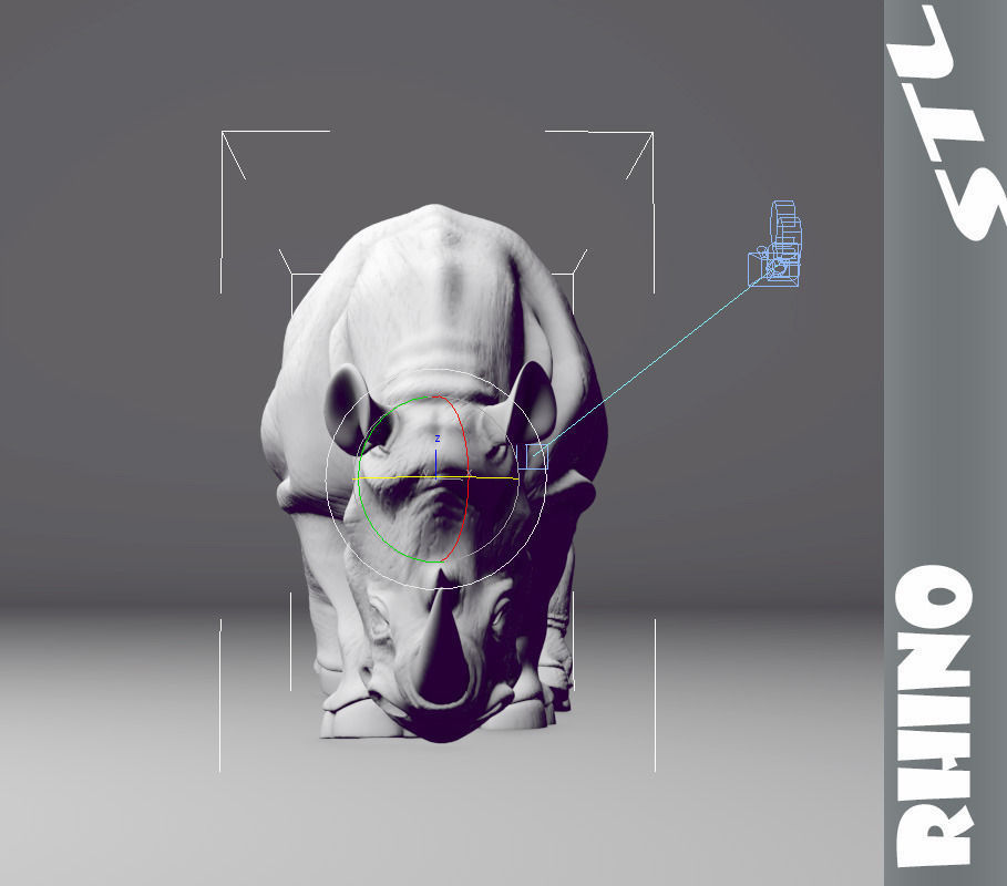 Rhino stl 3D model 3D printable | CGTrader