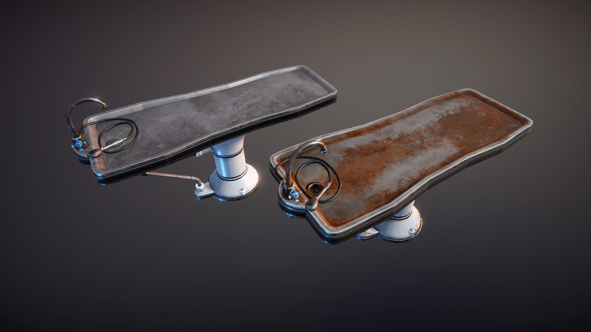 3D model Vintage hospital props VR / AR / low-poly | CGTrader