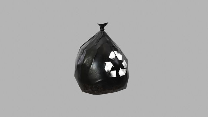 3D model GARBAGE BAG GAME READY VR / AR / low-poly | CGTrader