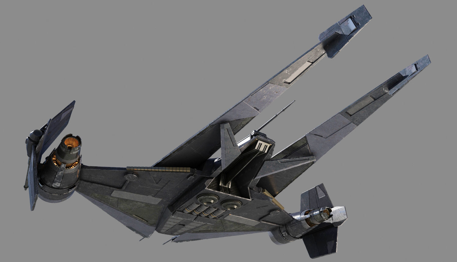 Space Fighter 3D model | CGTrader