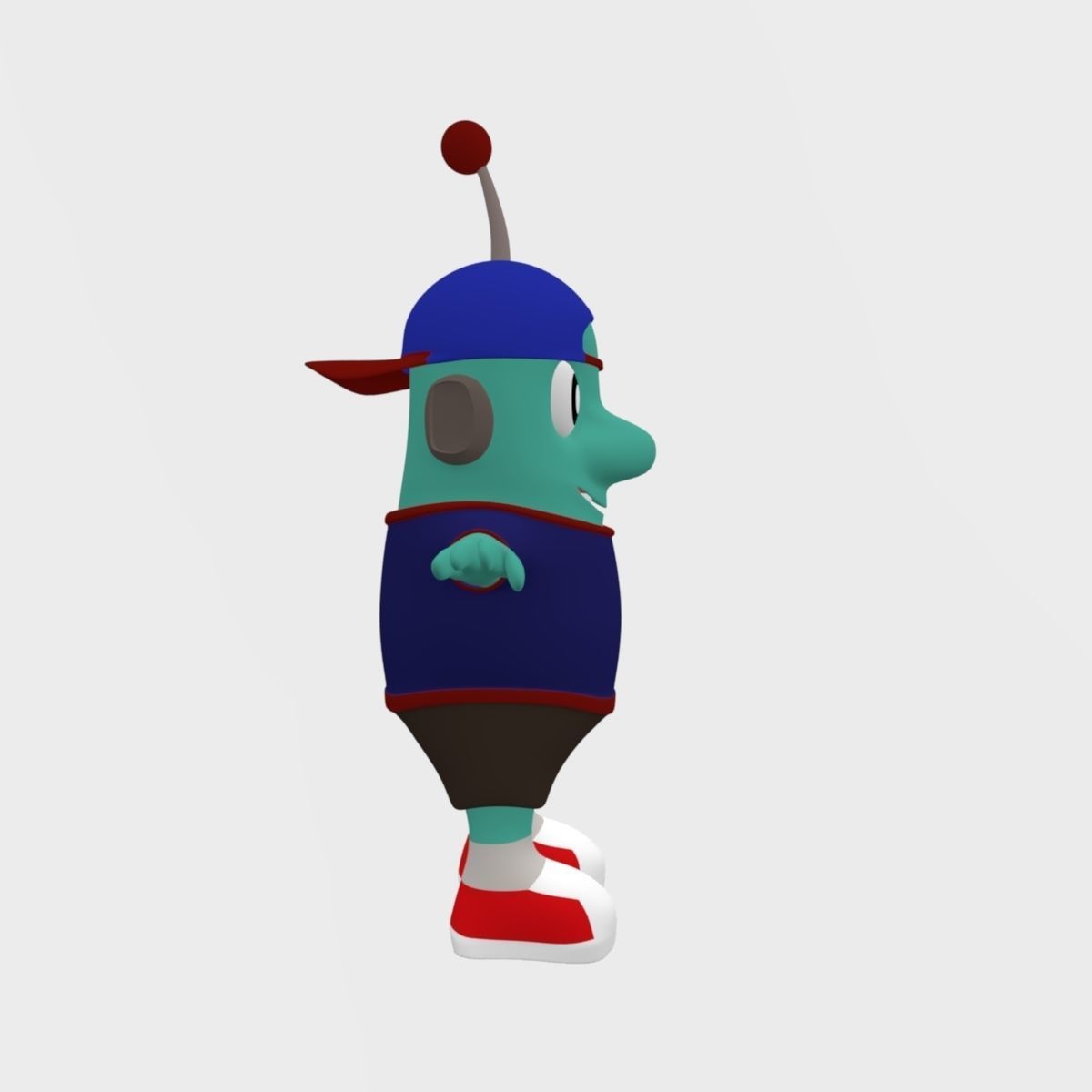 3D model Cute Alien character model VR / AR / low-poly | CGTrader
