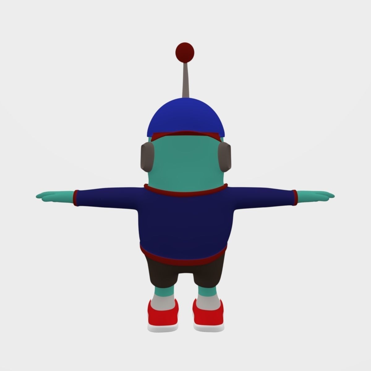 3D model Cute Alien character model VR / AR / low-poly | CGTrader