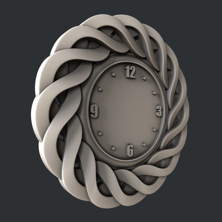 3d STL models for CNC clock set 3D model | CGTrader