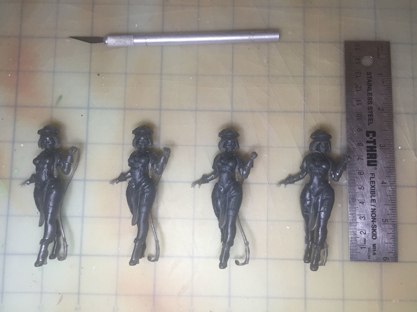 Guard with Whip Pinup 3D model 3D printable | CGTrader