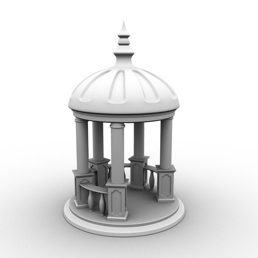3D printable model Pavilion | CGTrader