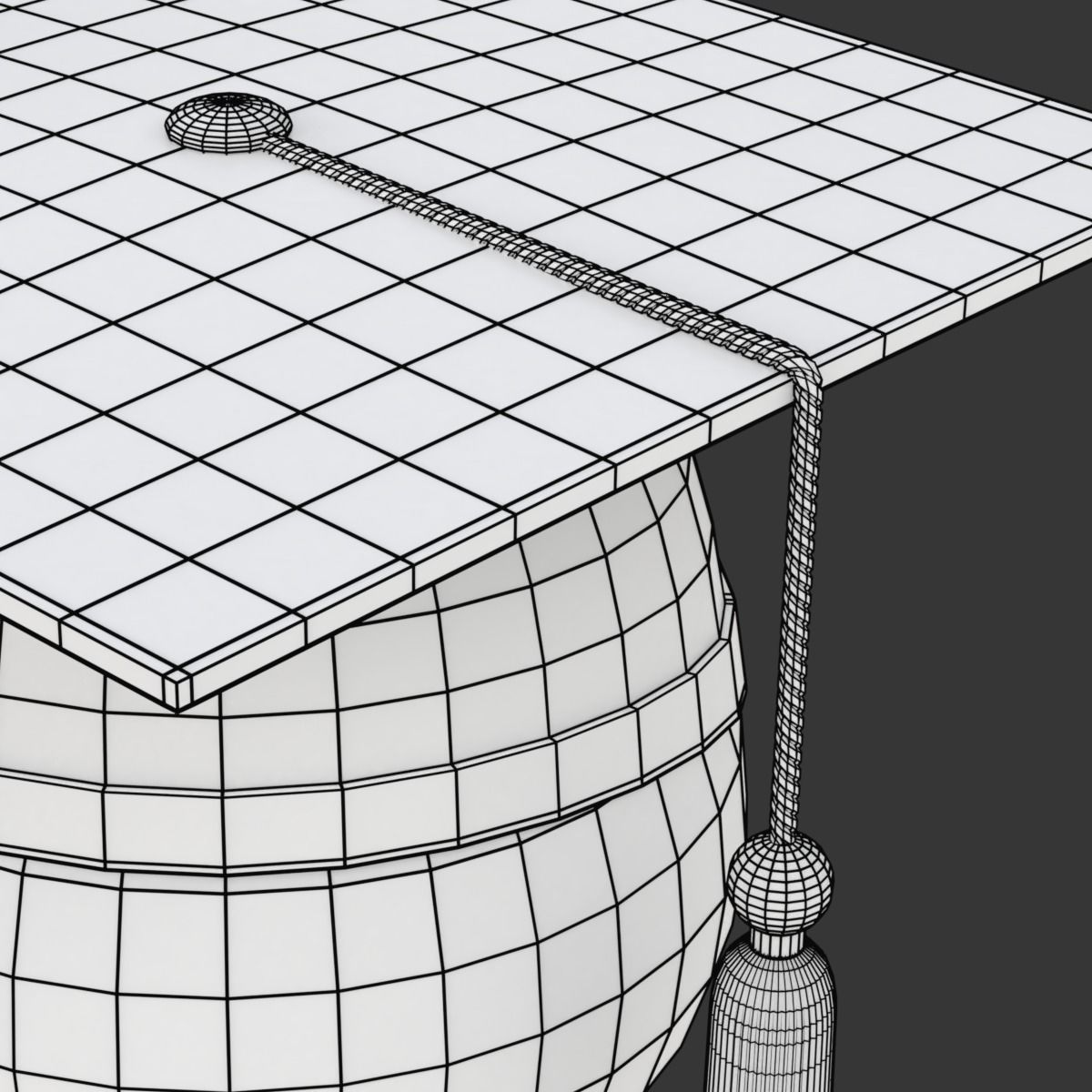 Graduation Cap 3D model | CGTrader