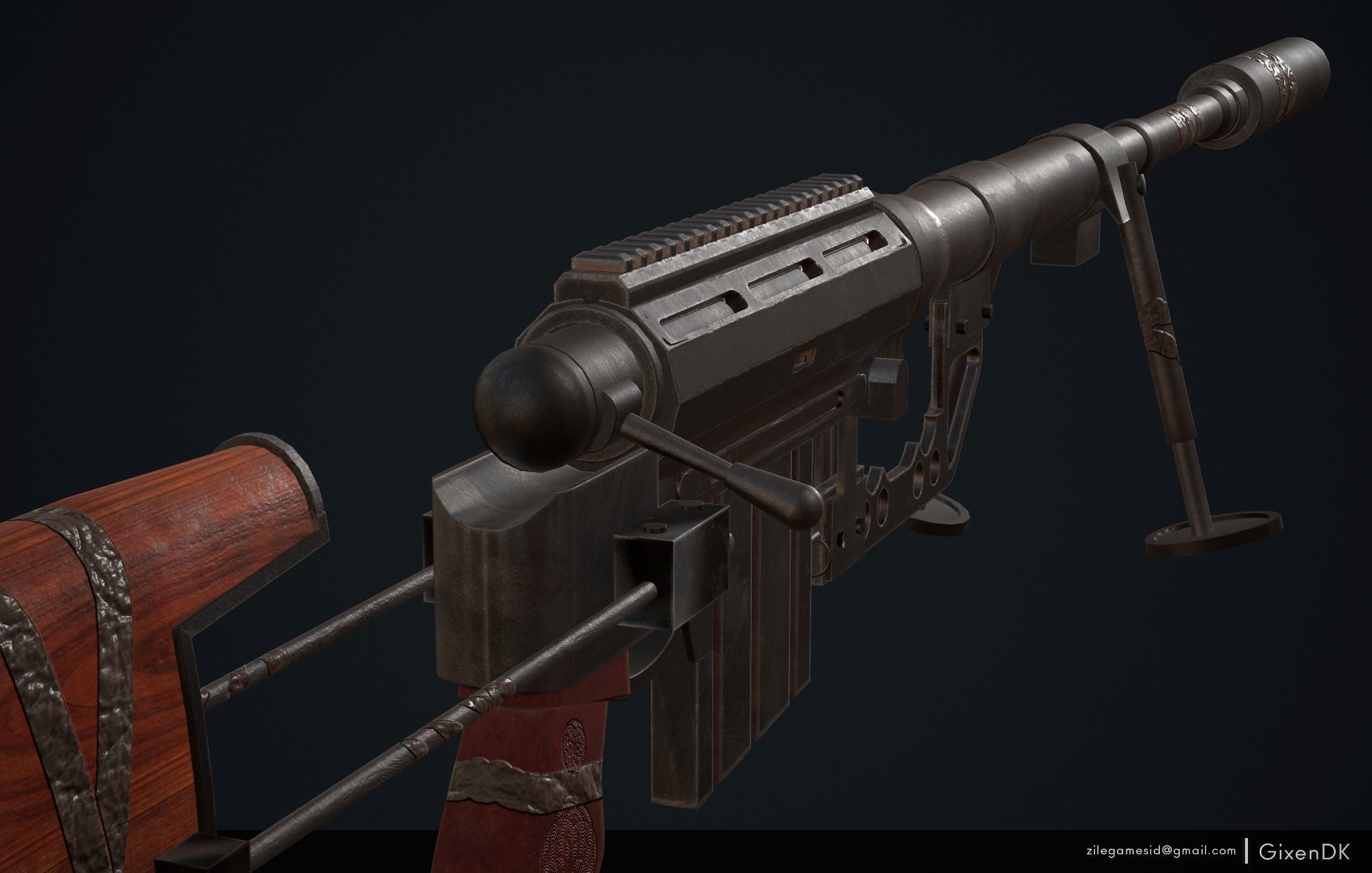 Sniper M200 free VR / AR / low-poly 3D model | CGTrader