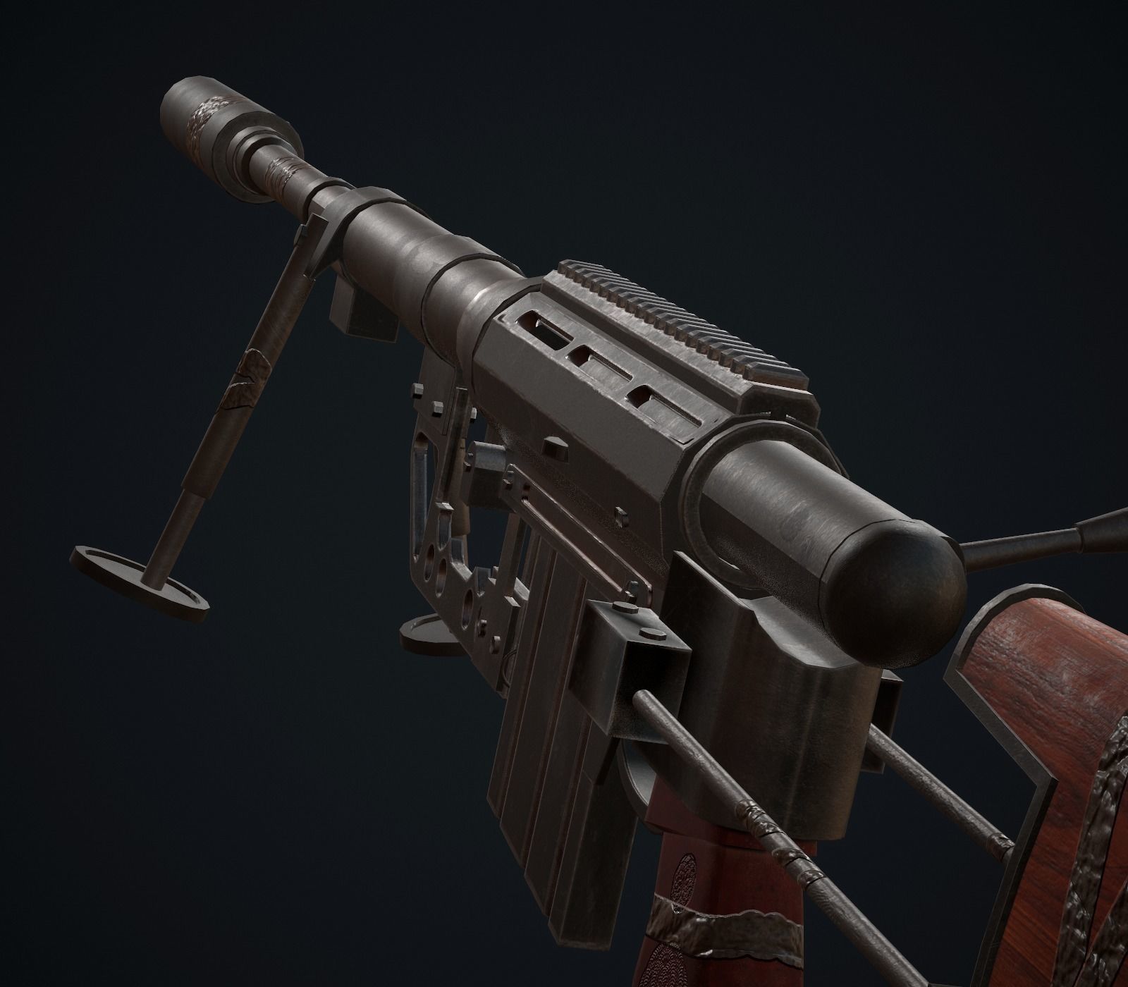 Sniper M200 free VR / AR / low-poly 3D model | CGTrader