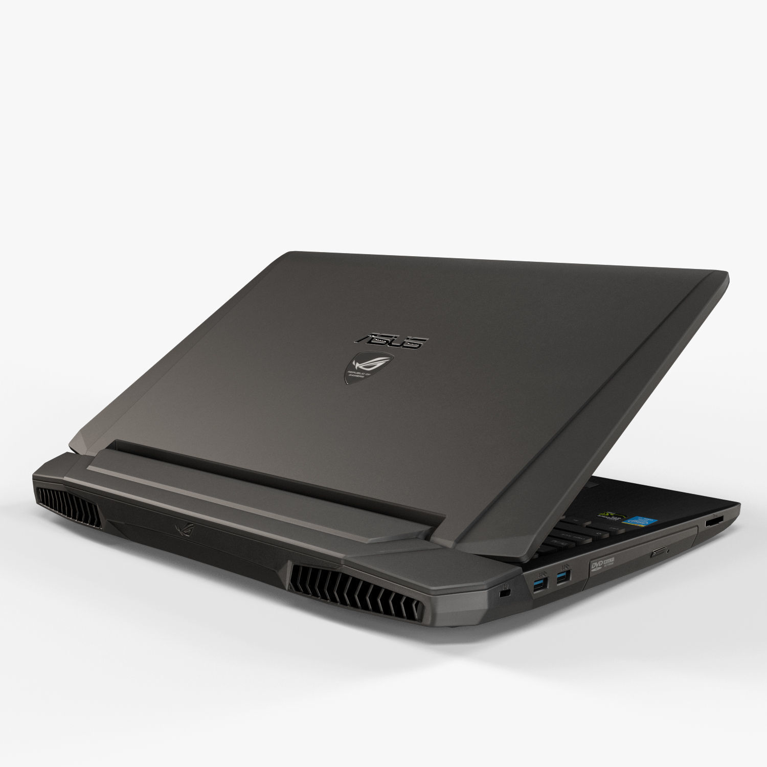 3D model Asus ROG G750JX gaming laptop VR / AR / low-poly animated ...