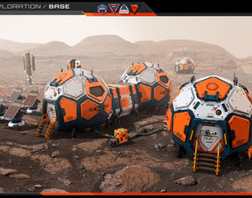 Mars base 3D Models | CGTrader