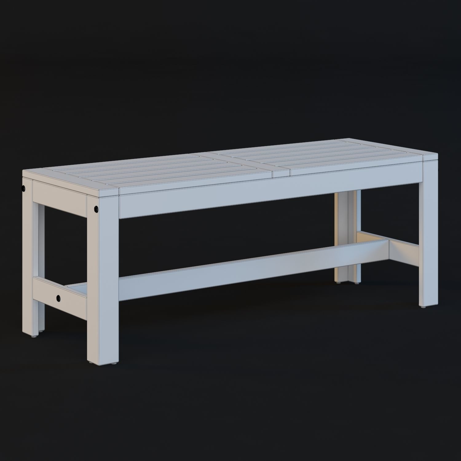 Applaro Bench 3D model | CGTrader