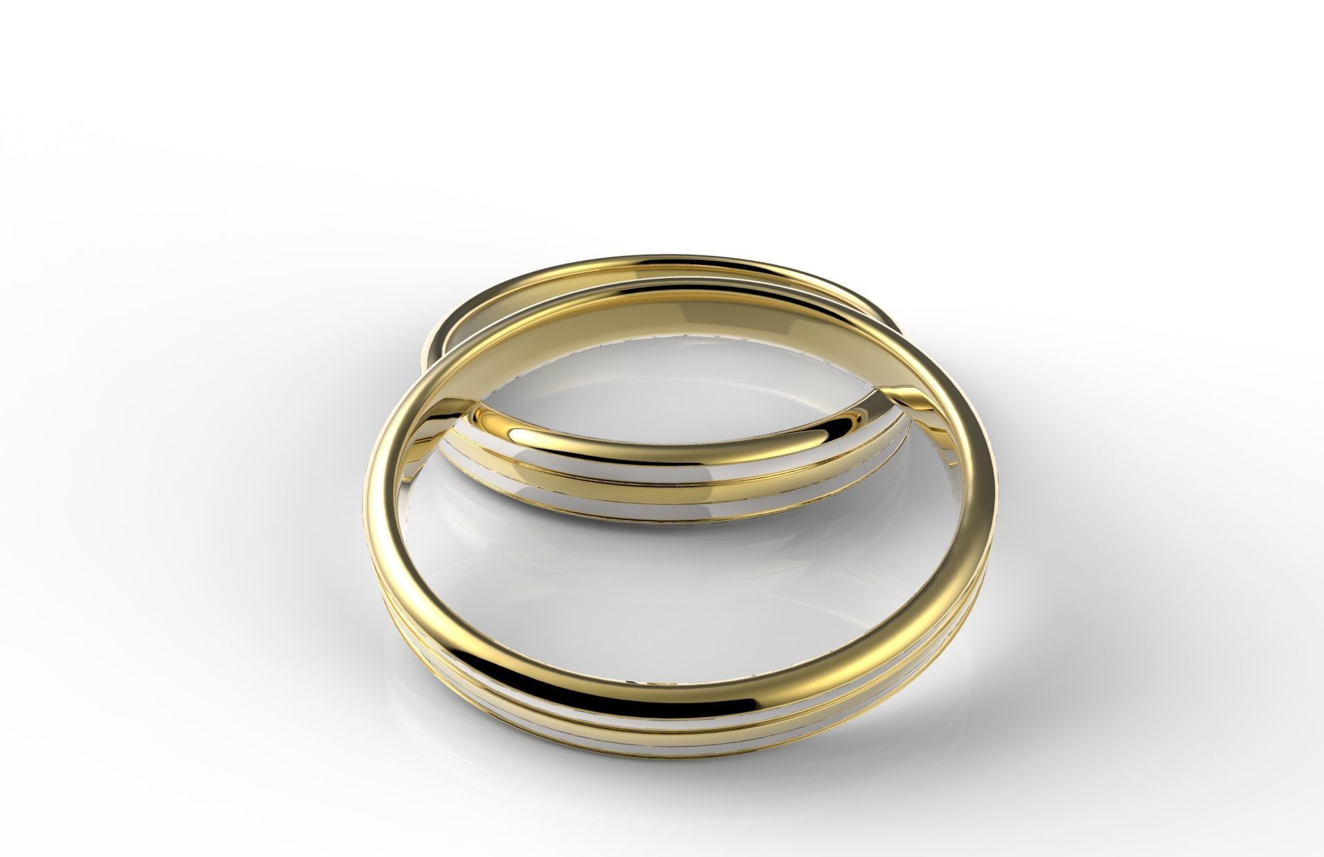 3D model Gold Wedding ring VR / AR / low-poly | CGTrader