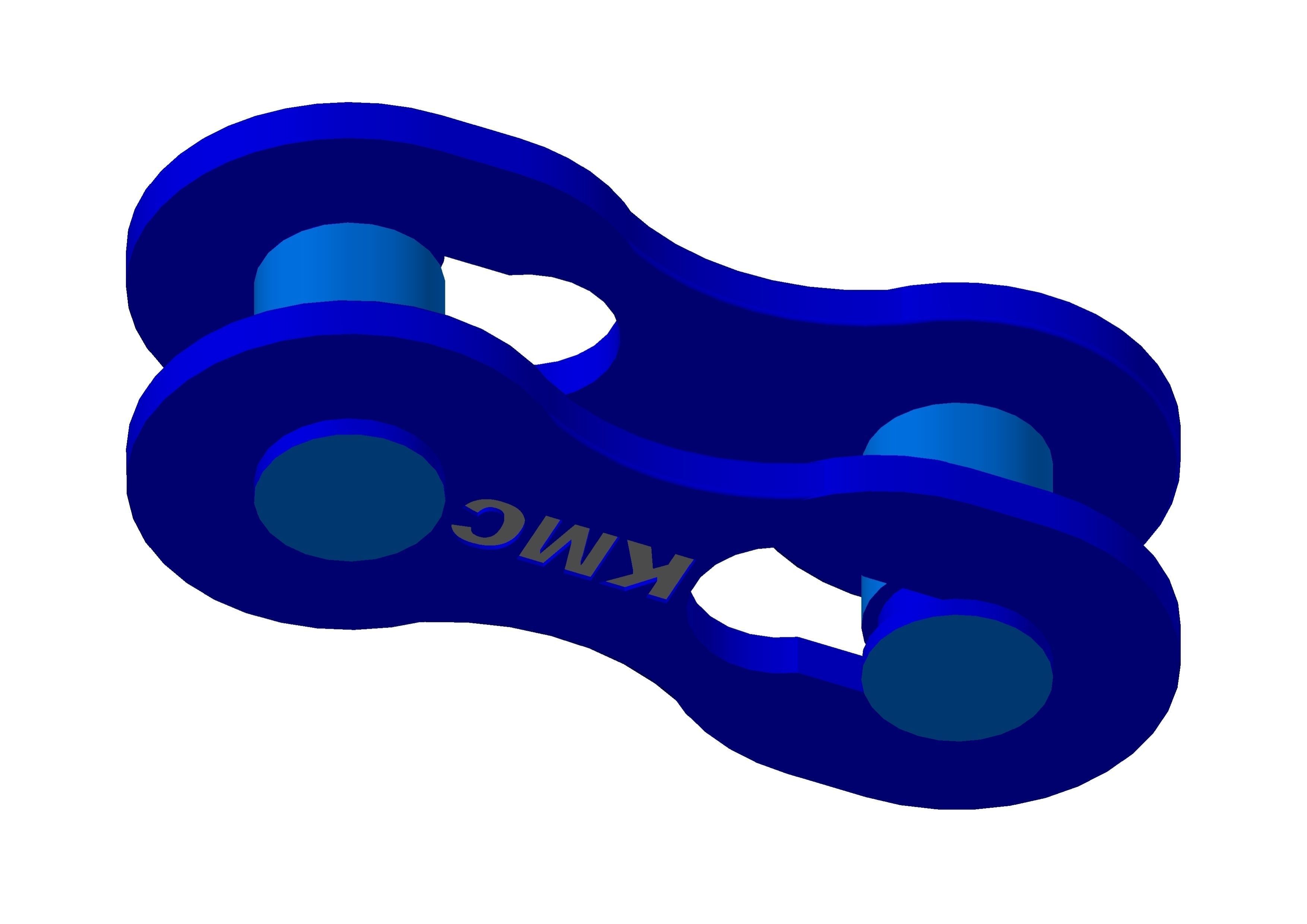 Shimano Deore LX Chain 9-speed and Missing Link KMC 9s free 3D model ...