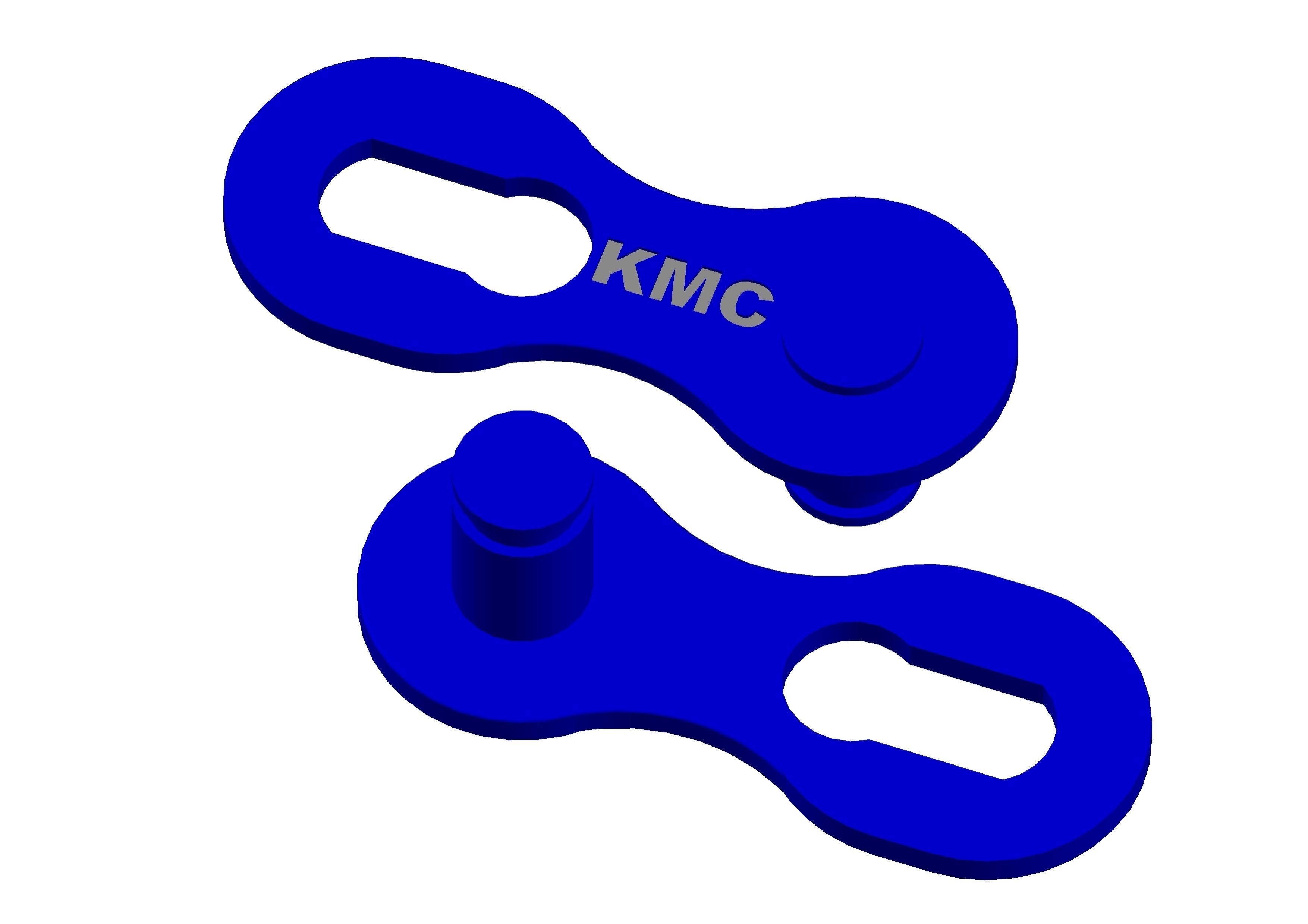 Shimano Deore LX Chain 9-speed and Missing Link KMC 9s free 3D model ...