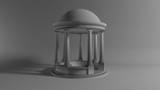 Rotunda 3D model free 3D model | CGTrader