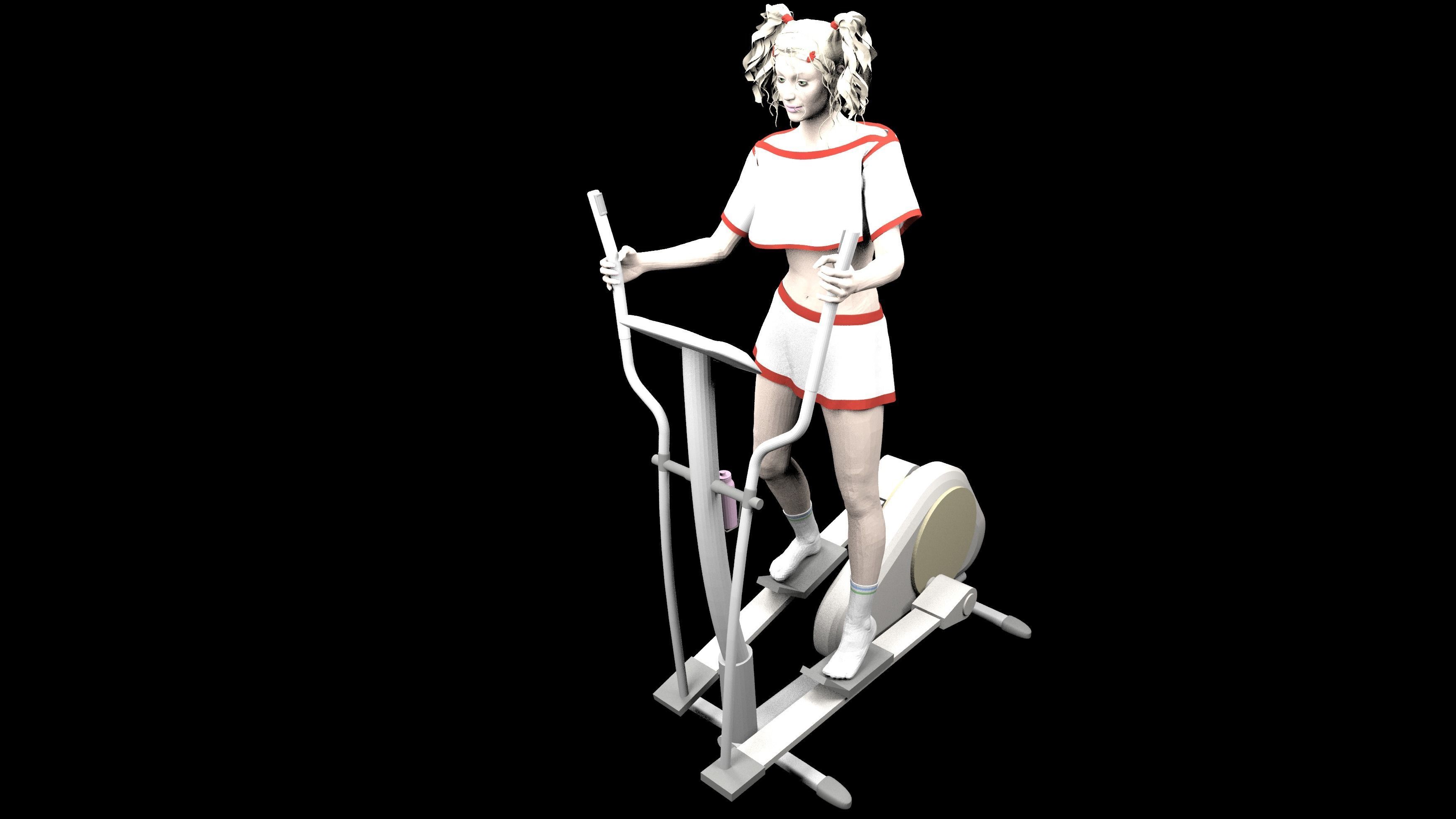 3d Printable Model Sexy Character Cgtrader