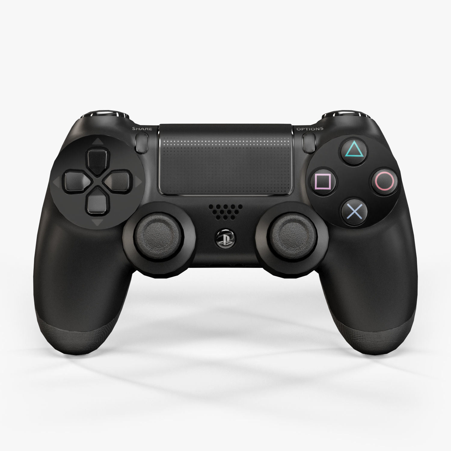 3D model Sony PlayStation 4 Controller Black White Grey Colors VR / AR ...