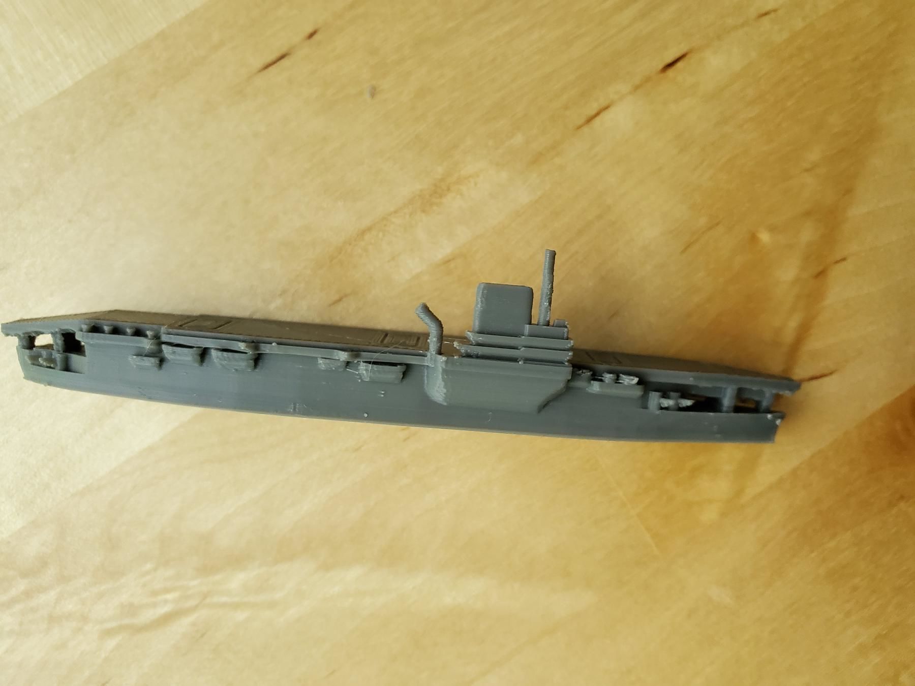 French Bearn Class Aircraft Carrier 3D model 3D printable | CGTrader