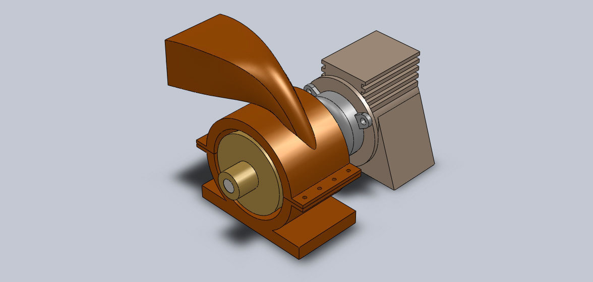 Motor Blower free 3D model | CGTrader